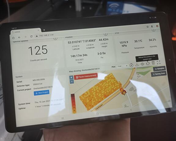 Development of a radon-detecting spectrometer - Medusa Radiometrics